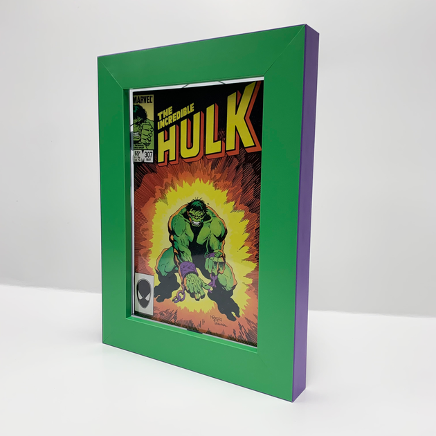 CUSTOM COLORED - Comic Book Display Frame - Frame your current age com ...