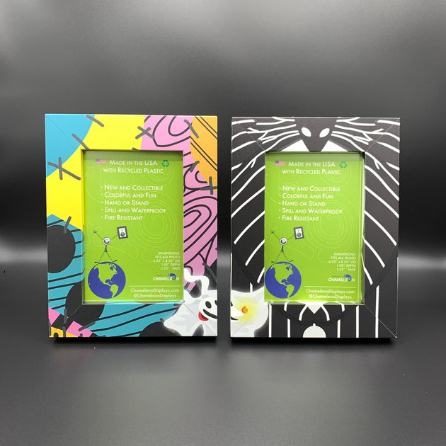 GLOW in THE DARK - Nightmare Christmas Picture Frame Set. GLOWS in the ...